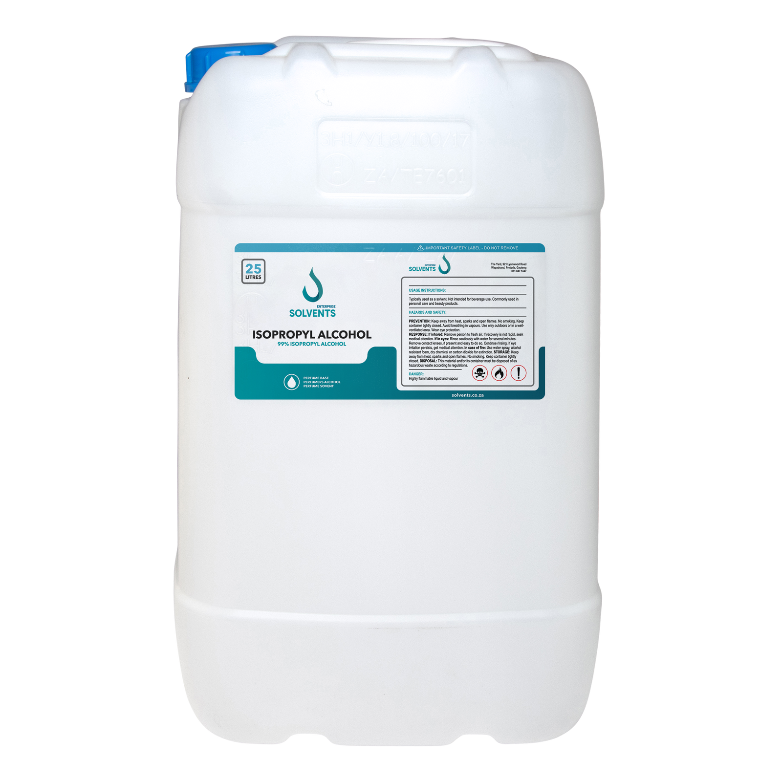 99% Isopropyl Alcohol (IPA) 25L